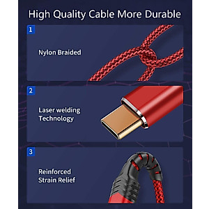 Grehge (2 Pack), USB C to 3.5mm Aux Cable Compatible with iPhone 15/15 Pr