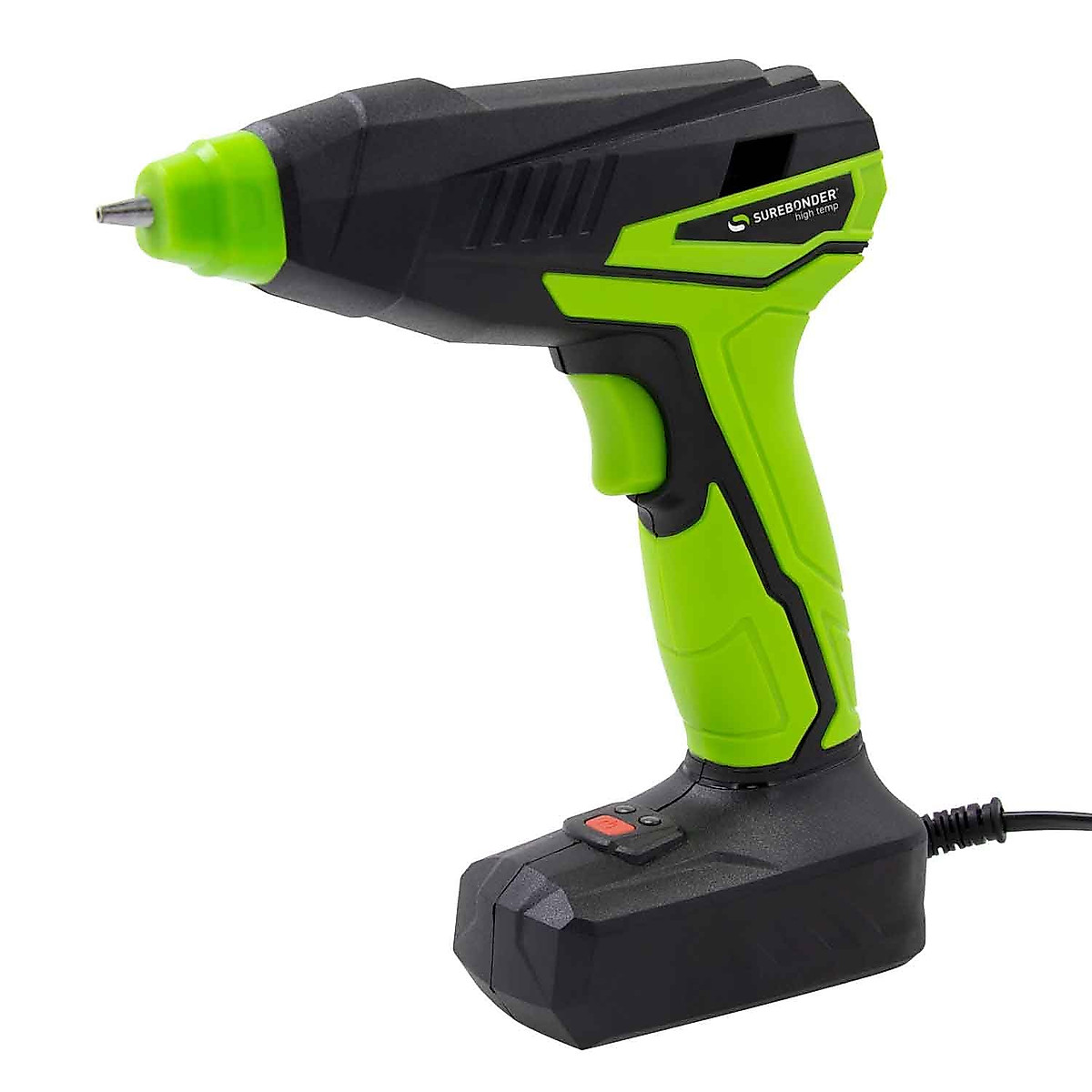 Surebonder MGG-35F Motorized Mini Hot Glue Gun, High Temperature, No Pumping Required, Hold Trigger for Continuous Flow, 35 Watts