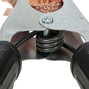 Autoly 500A Welding Ground Clamp Copper Mouth Manual Grounding Clip Clamp Tool(500a)