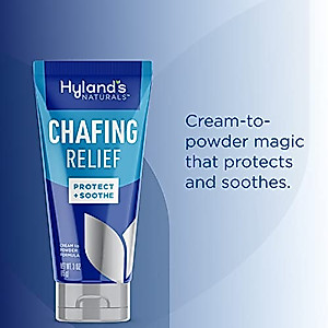 Hyland's Naturals Chafing Relief, Cream to Powder Formula, Anti Chafing Cream - 3 Ounce