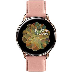 Samsung Galaxy Watch Active2 (40mm), Gold (Stainless Steel - LTE Unlocked) - SM-R835USDAXAR (Renewed)