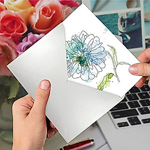 The Best Card Company - Loving Sympathy Card with Envelope - Inspirational, Religious Bereavement Greeting - Basic Blooms C4627DSMG