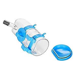 Pet Water Bottle No Drip Chew-Proof Cage Hanging Water Dispenser Puppy Cat Auto Watering Bottles for Rabbits, Ferrets, Guinea Pigs, Rats, Hamsters, Chinchillas and Other Small Animals