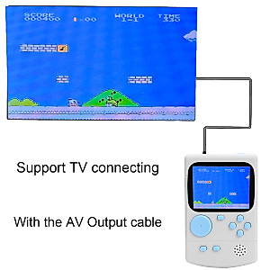 Handheld Game Console with 500 Classical FC Games Console 3.0-Inch HD Screen,Gift Christmas Birthday Presents for Kids, Adults (Gameboy GC35 White)