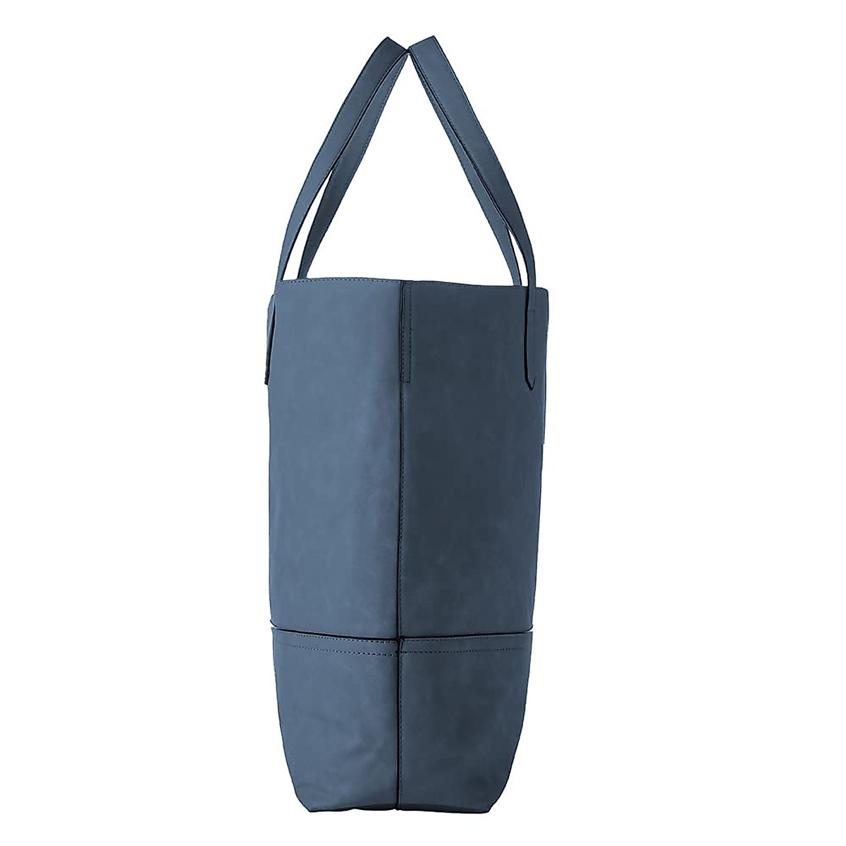 Oversized suede Taylor Tote in Navy