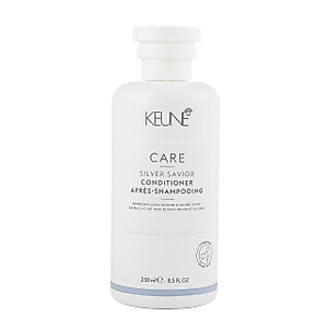 Keune Care Silver Savior Conditioner, Toning & Brightening Conditioner for Blonde & Grey Hair, 8.5 Fl Oz