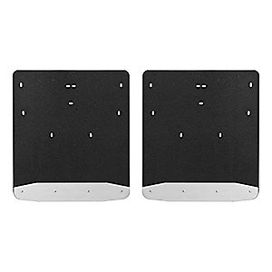 LUVERNE 251124 Rear Dually 20-Inch x 23-Inch Textured Rubber Mud Guards, Select Ford F-350, F-450 Super Duty , Black