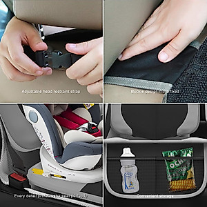 MHO+All Car Seat Protector The Best Large Auto XL Size, with Storage Bag, The thickest Child Baby Seat Protector, Suitable for Children, Babies, Pets,1 Pack