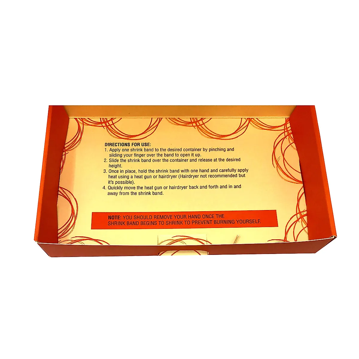 Clear Perforated Shrink Bands for Liquid Bottles and Dropper Bottles [7/8" - 1 1/8" Diameter] (100 Pack)