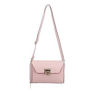 EVVE Small Crossbody Shoulder Bag For Women, Cell Phone Wallet Purse with Multiple Card Slots | Blush