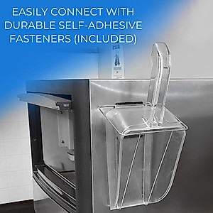 Darware Commercial Ice Scoop with Metal Holder, 58-Fluid Ounces Capacity