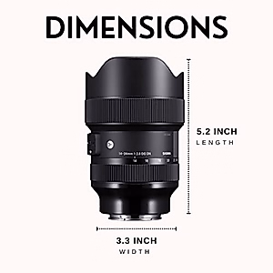 Sigma 14-24mm f/2.8 DG DN Art Lens for Sony E-Mount with 1TB Hard Drive and 64GB SD Card Bundle (3 Items)