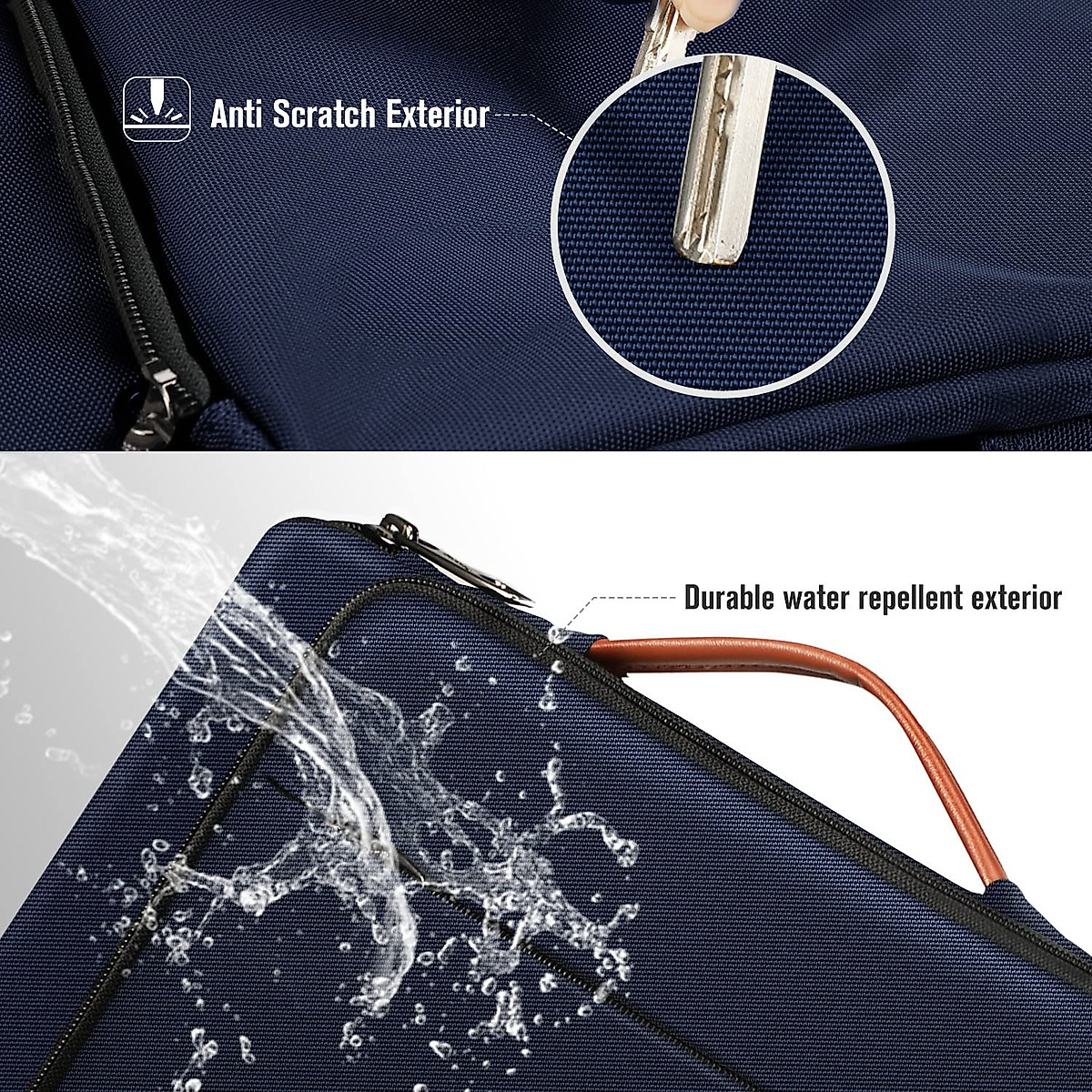 Fintie INPAC 12.9-13 Inch Tablet Laptop Sleeve Case, Briefcase Shoulder Bag for MacBook Pro, MacBook Air, iPad Pro/Air 12.9-13