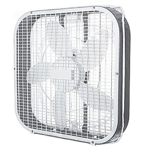 ARAWARA Window Box Fan Covers (Not Included Fan), Mesh Cover for Kid Safe and Finger Protector, Reusable Dustproof Cover, Industrial Fan Cover, Safety Fan Covers, 20 inch Diameter Square Cover, 2 PKS