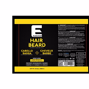 E Elegance Hair & Beard Conditioning Oil - Highly Moisturizing And Lightweight Beard Conditioner For Men, Great Smell, 3.38 Oz