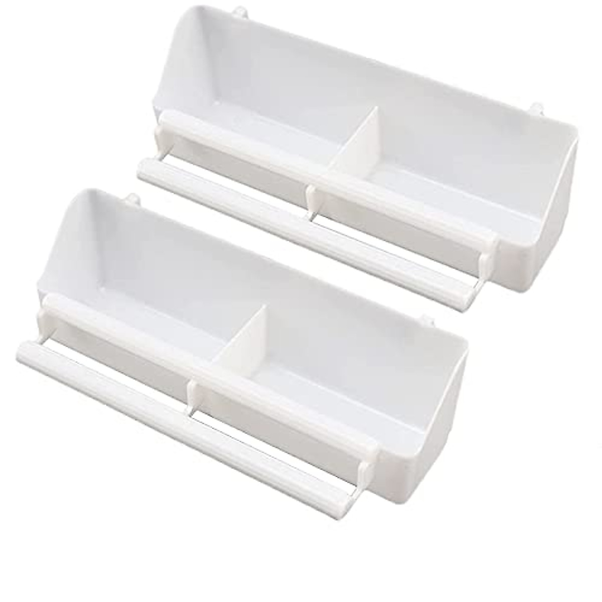 Bird Food Bowl Bird Feeder Pet Birds Food Dish Bird Water Bowls Pigeon Feeding Cups for Cockatiel Parrot Macaw Birds Small Animal 2 Pack with 1 Bird Spoon