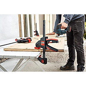 BESSEY EHK SERIES - 300 lb Clamping Force - 36 in - EHKL36 Trigger Clamp Set - 3.125 in. Throat Depth - Wood Clamps, Tools, & Equipment for Woodworking, Carpentry, Home Improvement, DIY