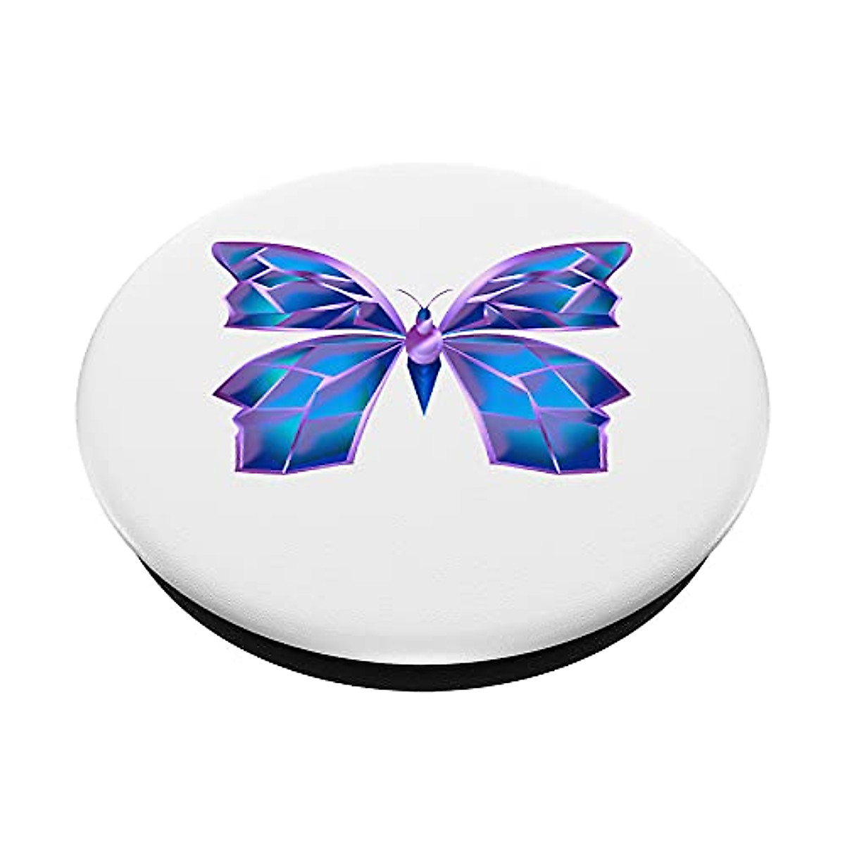 Blue Purple Butterfly PGBU27 PopSockets Swappable PopGrip