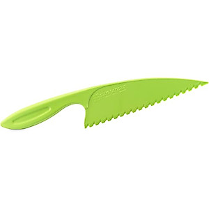 San Jamar Carlisle FoodService Products LK200W Nylon Lettuce Knife, 12" Length, Green
