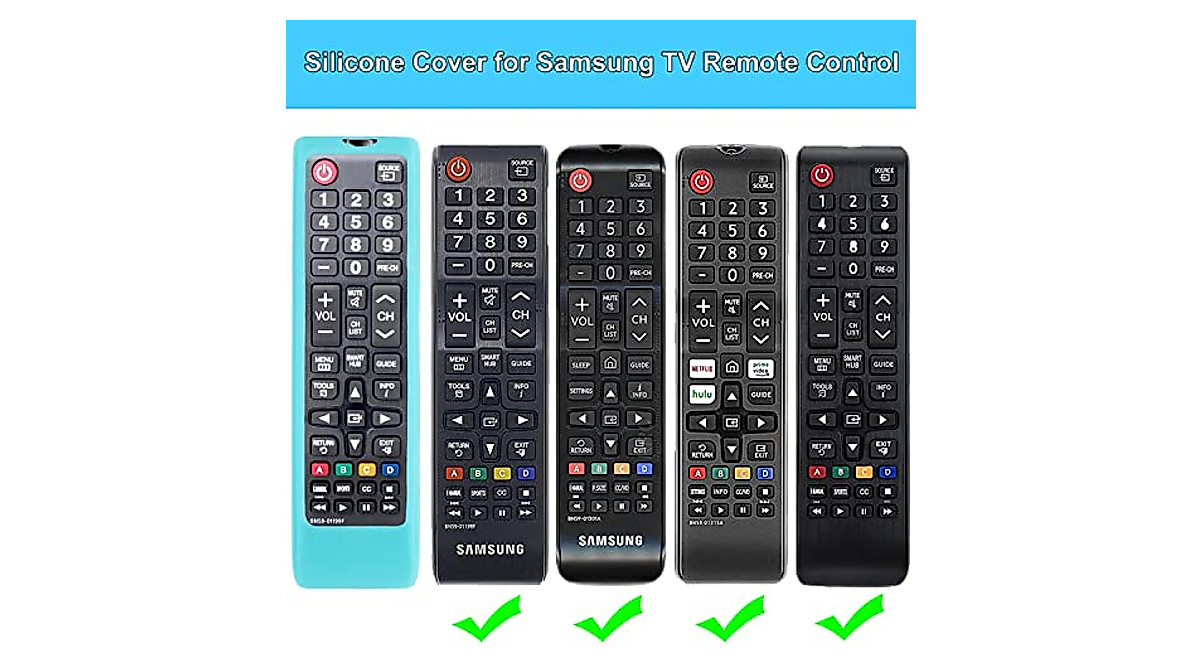 Glow in The Dark Silicone Cases for Samsung TV Remote - 2 Pack