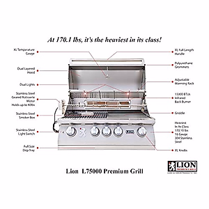 Lion Premium Grills 32-inch Natural Gas package deals (Best of Backyard) (Package Deal C)