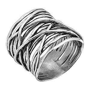 Silpada 'Sundried' Textured Sterling Silver Ring, Size 9, Size 9