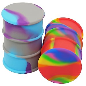 vitakiwi 26ml Barrel Silicone Container Non-stick Concentrate Food Storage Jars For Wax (2)