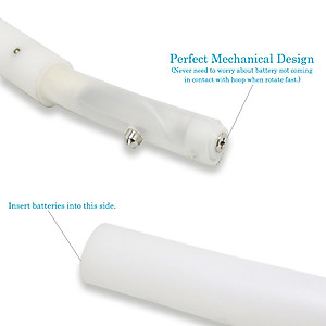 36 inch LED Hula Hoop, willway 28 Color Strobing and Changing Hula Hoop for Kids and Adults - Lightweight & Collapsible (28 inch)