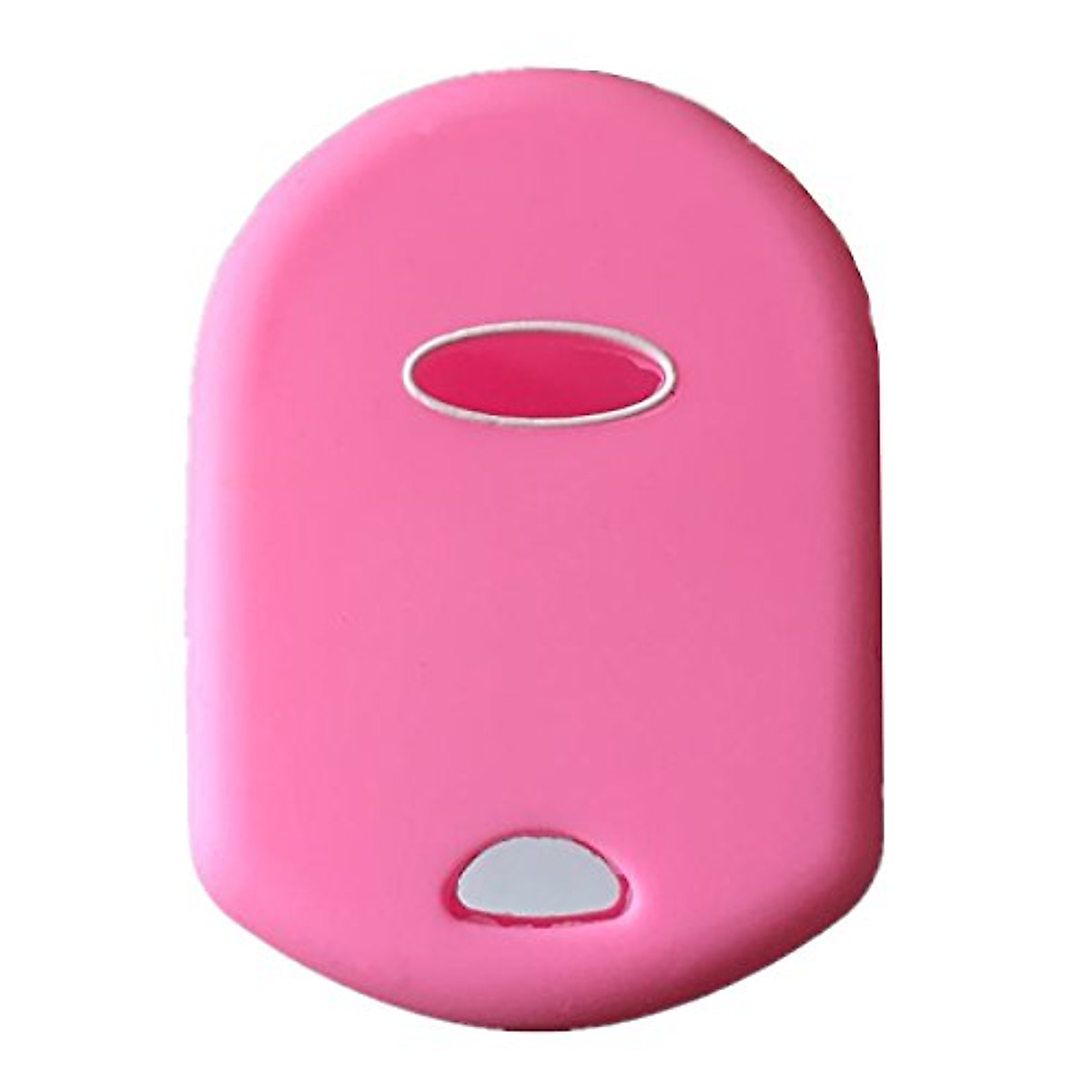 KAWIHEN Silicone Key Fob Cover Compatible with Ford Lincoln Mercury 4 buttons OUCD6000022 164-R8046 164-R7040 CWTWB1U722 (Pink)