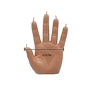 Bleeding Hand Candle Bloody Palm Wax Light Halloween Horror Decoration Prop