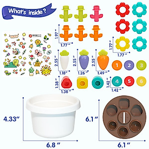 Baby Toys 6 to 12 Months - High Chair Toys with Powerful Suction Cups, Baby Rattles Shaker, Turn, Suction Toys for Baby 0-6-12-18 Months, Gift for Baby Boy & Girl