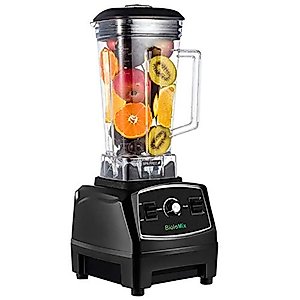 Countertop Blender Professional Commercial Mixer Blender 70oz with 2200 Watt Base，Total Crushing Technology for Smoothies, Ice and Frozen Fruit (Black)