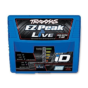 Traxxas 2971 EZ-Peak Live 12-Amp NiMH/LiPo Fast Charger with ID Technology Vehicle