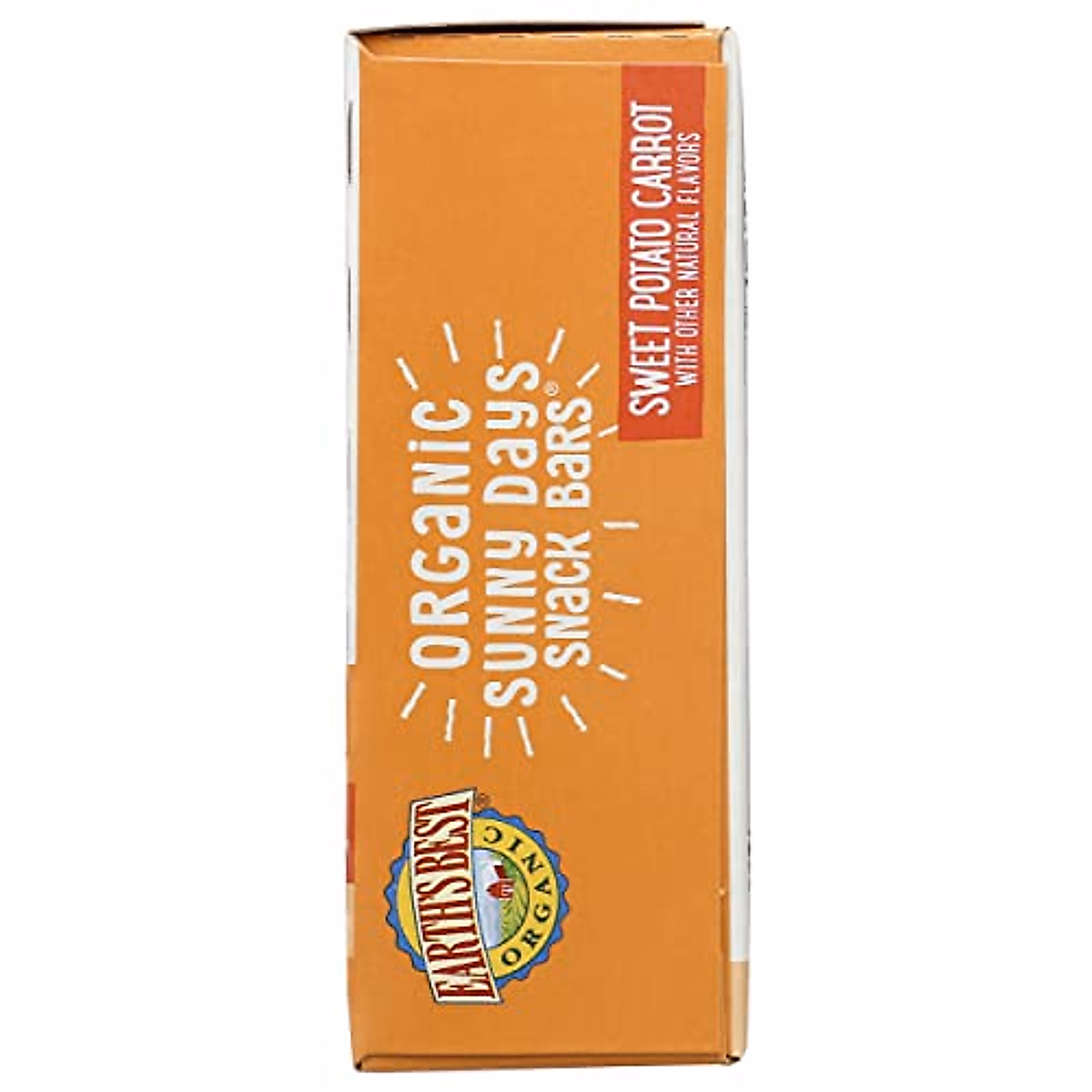 EARTHS BEST Organic Swt Pto Crrt Snny Day Bars, 0.67 Ounce (Pack of 7)