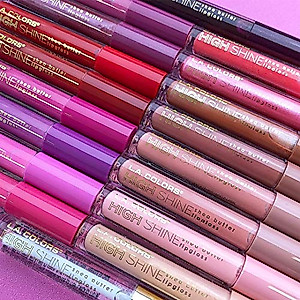 L.A. COLORS High Shine Shea Butter Lip Gloss, Playful, 0.14 Ounce (CLG936)