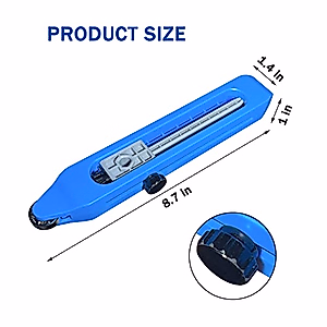 wisuwore Contour Gauge Scribe Tool, Precisely Copy Irregular Shape Duplicator, Adjustable Lock Woodworking Measure Ruler for DIY Handyman, Construction, Carpet, Tile Laying