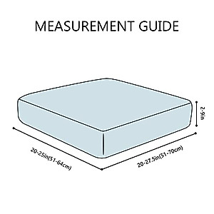 hyha Printing Sofa Couch Cushion Covers, Replacement Individual Seat Cushion Covers, Magic Sofa Covers Washable for Sectional Pets, Pattern Sofa Slipcovers (1 Cushion Armchair, Maple Leaf)