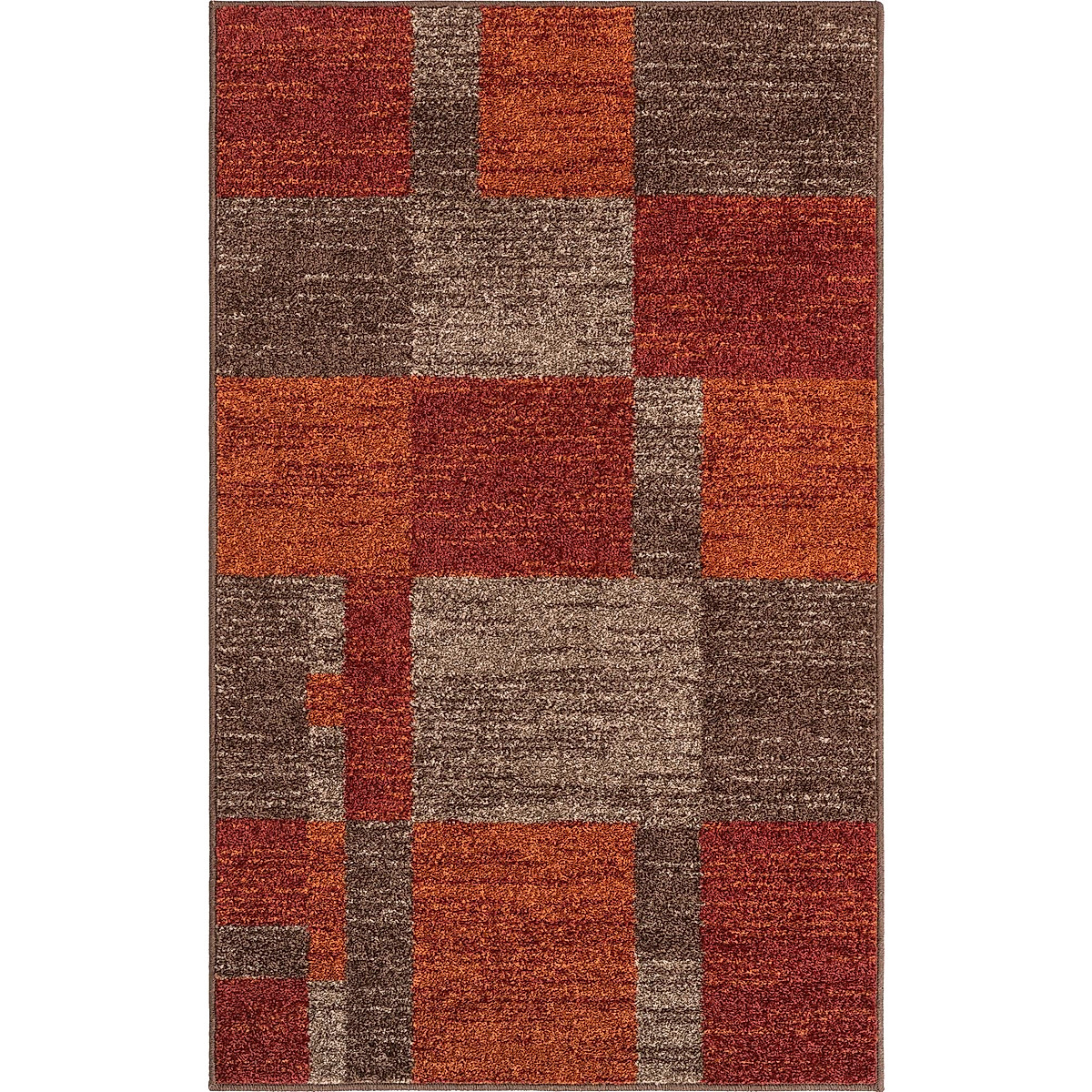 Unique Loom Autumn Collection Area Rug - Providence (3' 3" x 5' 3" Rectangle, Multi/ Beige)