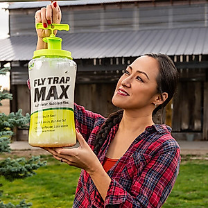 RESCUE! Fly Trap Max – Extra Large Reusable Outdoor Fly Trap