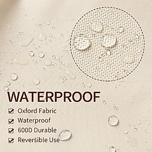 Bestalent Patio Furniture Covers Waterproof,Outdoor Sofa Covers for Loveseat Fits up to 54W x 38D x 35H inches