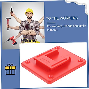 VILLCASE 24 Pcs Battery Suspension Bracket Drill Battery Dock Holders M18 Battery Wall Mount Electric Tool Storage Holder Milwaukeetool Tool Mount Holders Abs Lithium Battery Wall Hanging