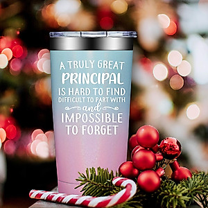 DOEARTE Principal Gifts - Principal Appreciation Gifts for Women - Principals Day, Teachers Appreciation Day, Christmas Gift for Principals - 20oz Tumbler