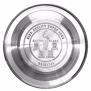 Emeril Lagasse 2.6 Quart/2.5 Liter Whistling Tea Kettle, Stainless Steel Tea Pot for Induction Stove Top, Fast to Boil Water for Home Kitchen Condo, with Ergonomic Cool Folding Grip Handle, Black Comb