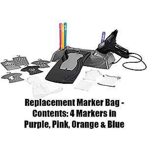 Replacement Markers for Barbie ~ Barbie Airbrush Designer ~ CLD91 ~ Replacement Markers in Purple, Pink, Orange & Blue
