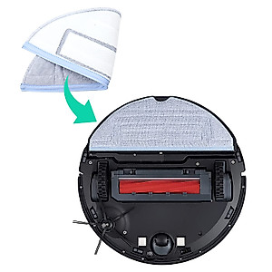 8Pcs Mop Cloth Pad for Xiaomi Roborock S7 S7 + S7 MaxV, S7 MaxV Plus, T7S T7 plus T7S plus Robot Vacuum Cleaners Microfiber Vacuum Mop Replacement Pads