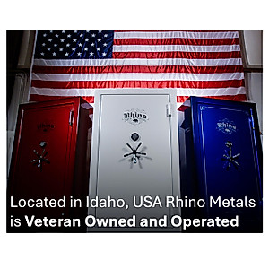 Kodiak Home Gun Safe for Rifles & Pistols | KSX5928 by Rhino Metals with New SafeX Security System | 48 Long Guns & 6 Pistol Pockets | 60 Minute Fire Protection | Antiqued Finish | 435lbs