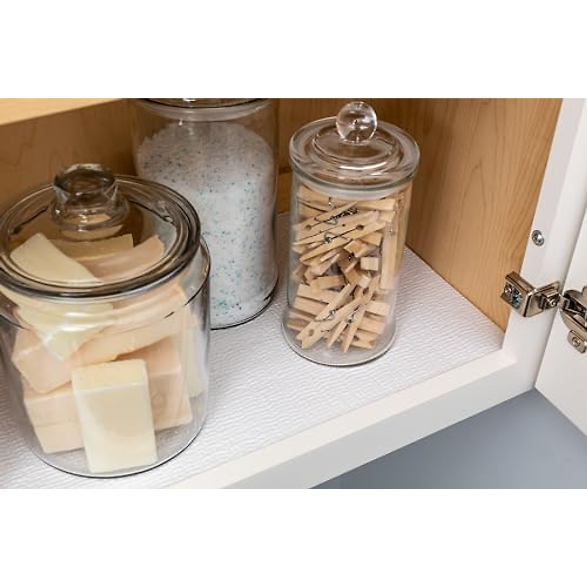 Smooth Top EasyLiner for Cabinets & Drawers - Easy to Install & Cut to Fit - Shelf Paper & Drawer Liner Non Adhesive - Non Slip Shelf Liner for Kitchen & Pantry - 12in. x 24ft. - Gray Marble