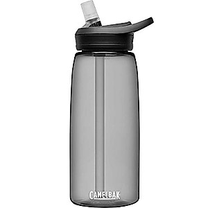 CamelBak eddy+ BPA Free Water Bottle, 32 oz Charcoal, 1L