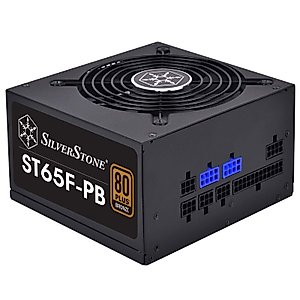 SilverStone Technology 650 Watt ATX Power Supply 80 Plus Bronze with 100% Modular Cable Design ST65F-PB