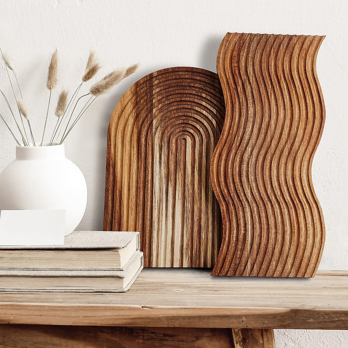 Decorative Cutting Board – Wood Serving Board – Cheese Platter - Wooden Board For Kitchen/Shelf/Home Decor- Charcuterie Board-Moudja Decorative cutting boards (Arch Shape)